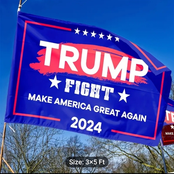 unbranded | Accents | New Trump 224 Fight Flag | Poshmark